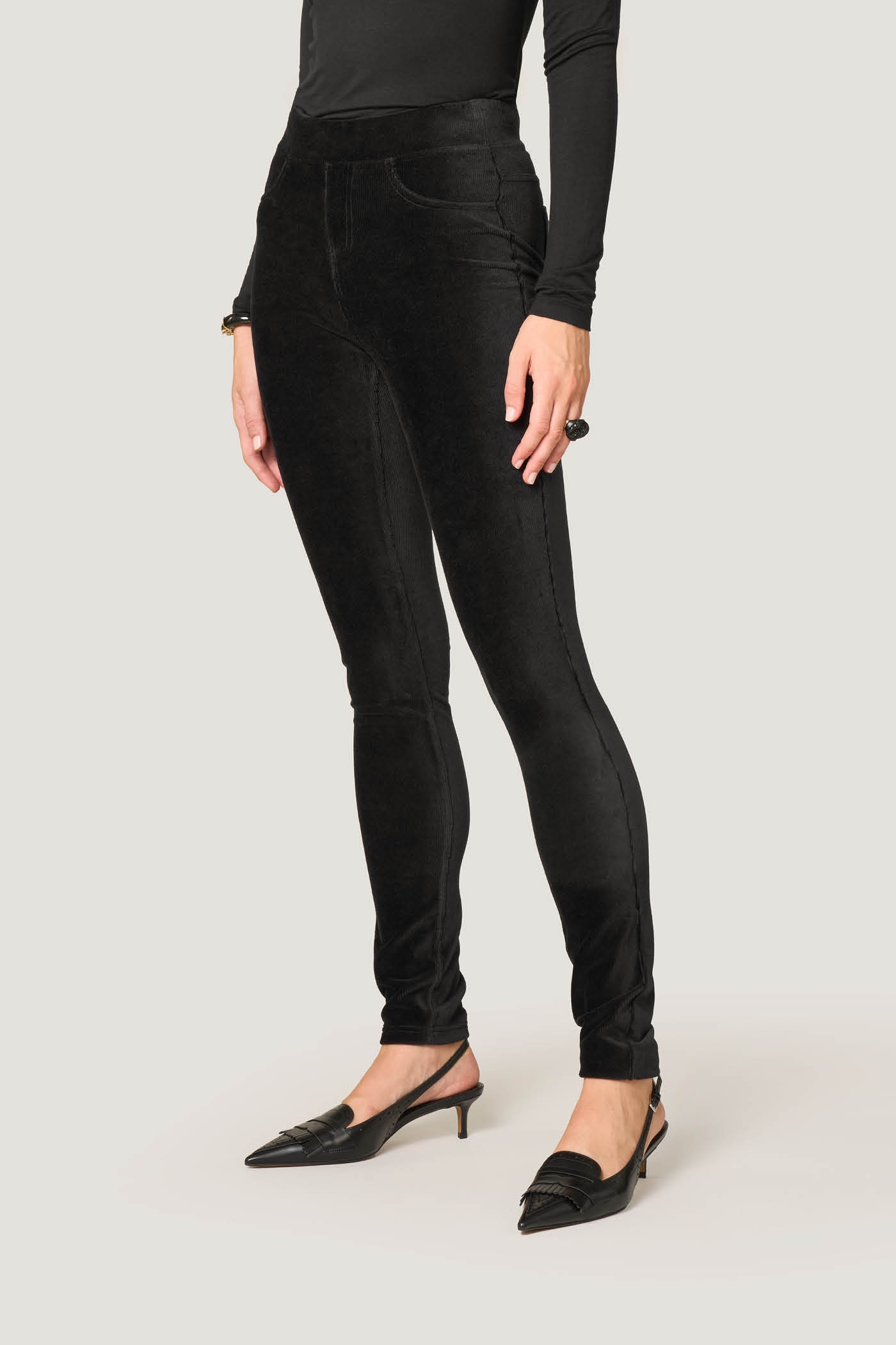 Pantaloni Skinny Pincord - goldenpoint
